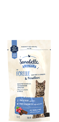 SANABELLE TASTY TREAT S POSTRVJO IN BRUSNICO | Aler.si